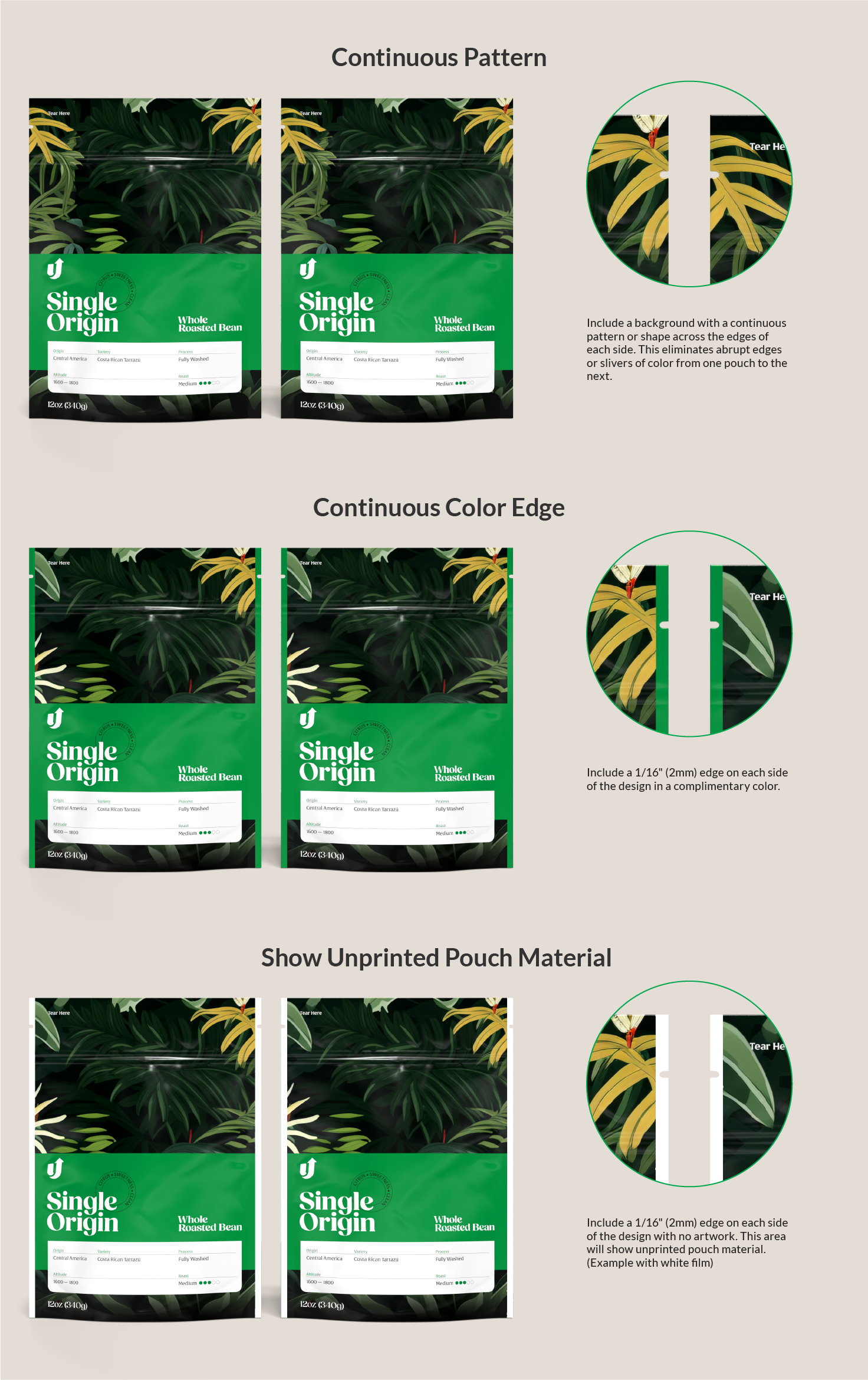 Custom Flat Pouches – Printed Packaging Pouches | UPrinting